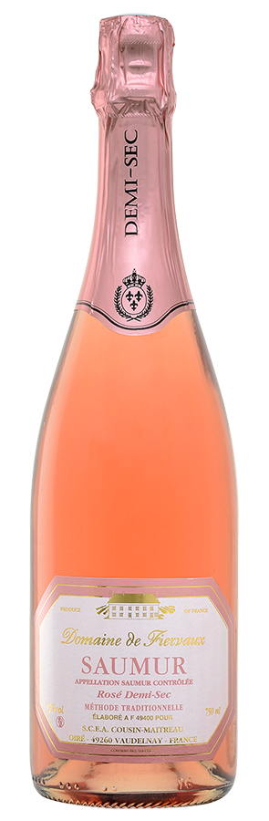 Vin Méthode Traditionnelle Rosé demi-sec